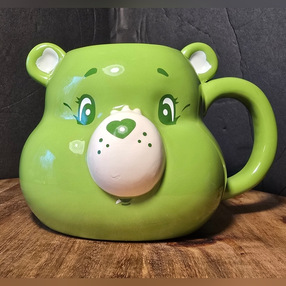 Care Bears | Kitchen | Green Care Bears 3d Sculpted Coffee Mug Good ...